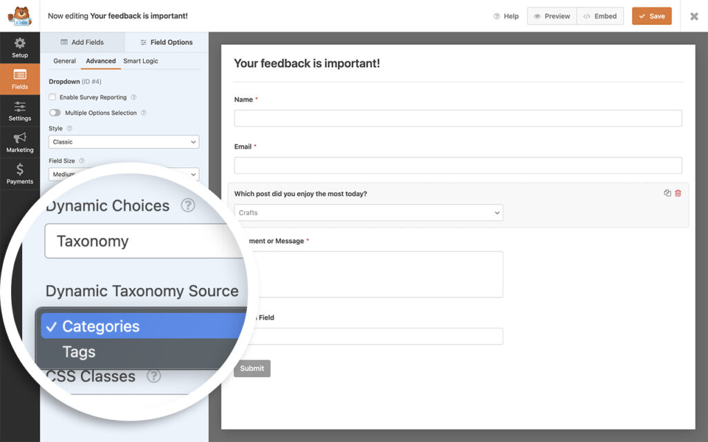 How To Customize Dynamic Choices In WPForms