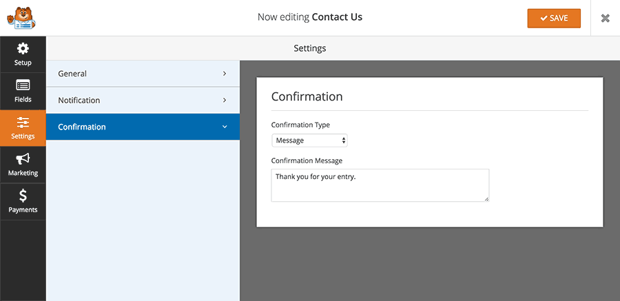 How to Set Up Form Confirmation in WPForms
