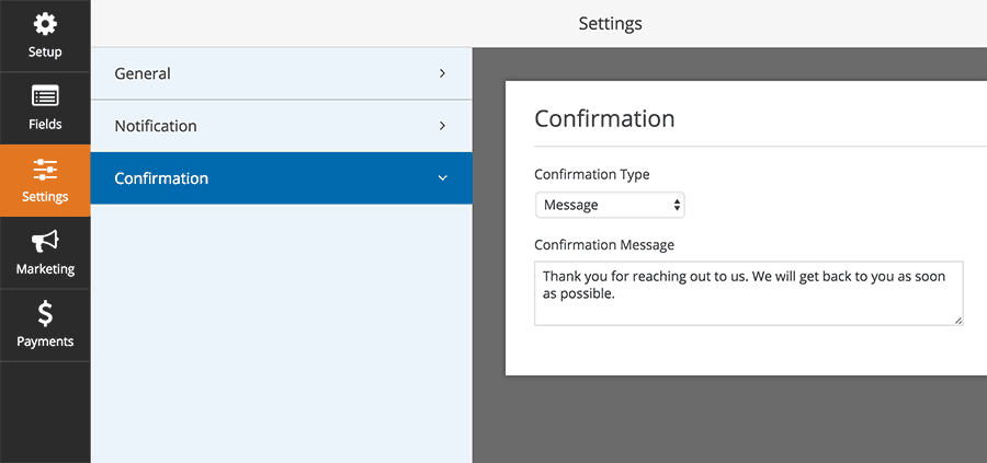 How to Set Up Form Confirmation in WPForms