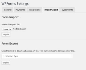 Form Import / Export and Conditional Logic for Payments - WPForms 1.2.4