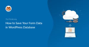 How to Save Your Form Data in WordPress Database