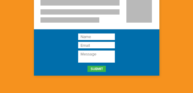 How to Add a Contact Form Footer (With a WordPress Widget)