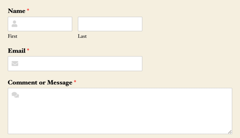 How to Add Icons to Your WordPress Forms