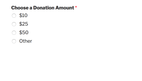 How to Create a Donation Form With Multiple Amounts