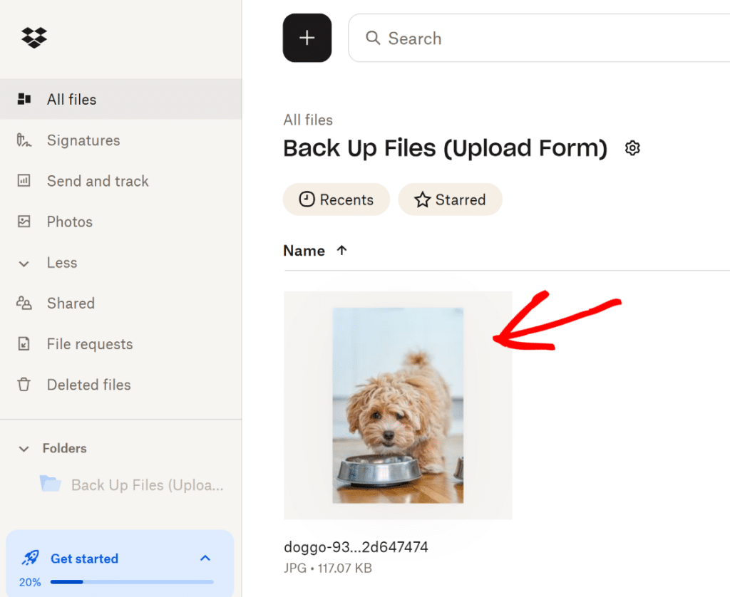 How To Add A Dropbox Upload Form To Your Wordpress Website