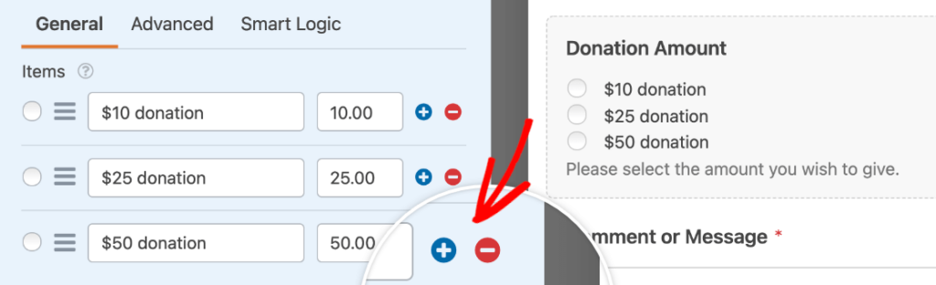How to Create a Donation Form with Multiple Amounts