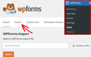 How to Import and Export WPForms