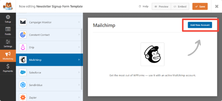 How to Create a Mailchimp Signup Form in WordPress