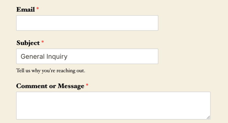How To Add Default Values For Form Fields