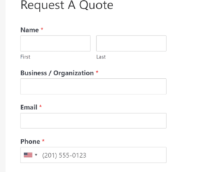 How to Create a Request a Quote Form in WordPress [Template]