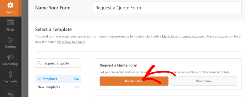 How to Create a Request a Quote Form in WordPress Easily