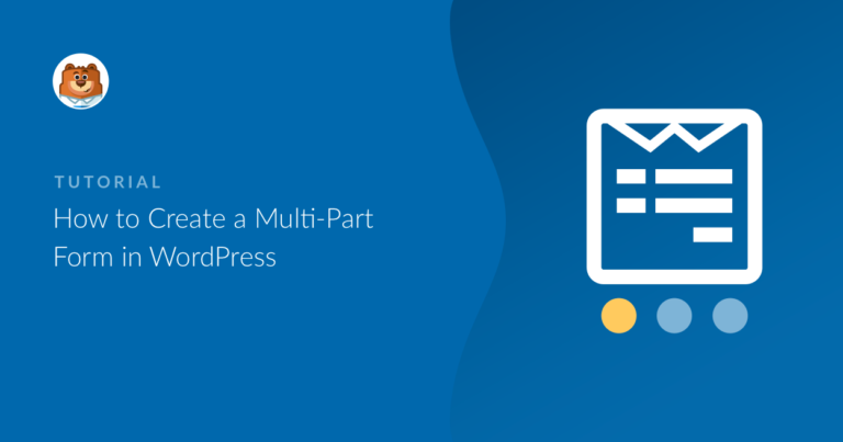 How to Create a Multi Step Form in WordPress (Without Code)