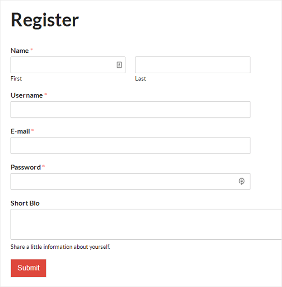 WordPress Sign In Form User Registration Vs Login Forms