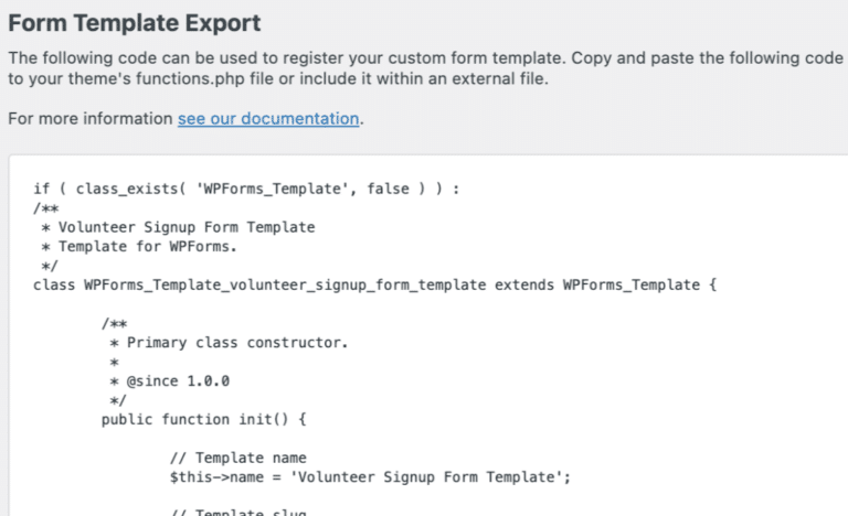 How to Create a Custom Form Template