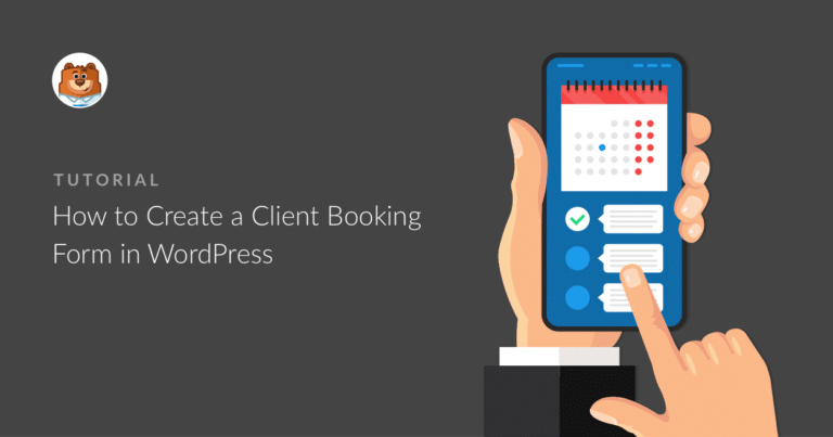 How to Create a Booking Form in WordPress 📅
