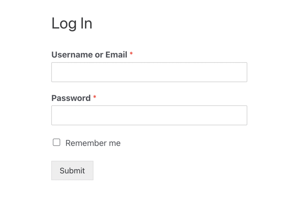 WordPress Sign In Form: User Registration vs Login Forms