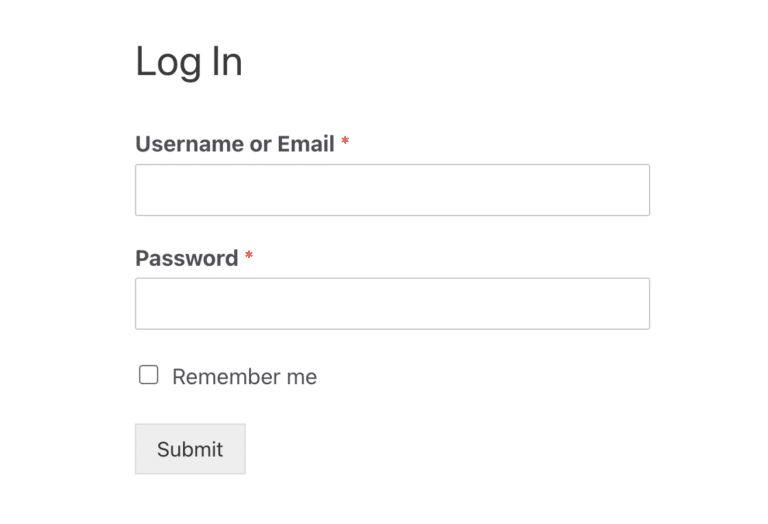 WordPress Sign In Form: User Registration vs Login Forms