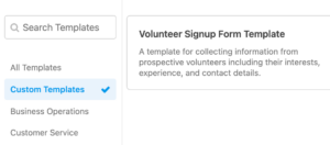 How to Create a Custom Form Template