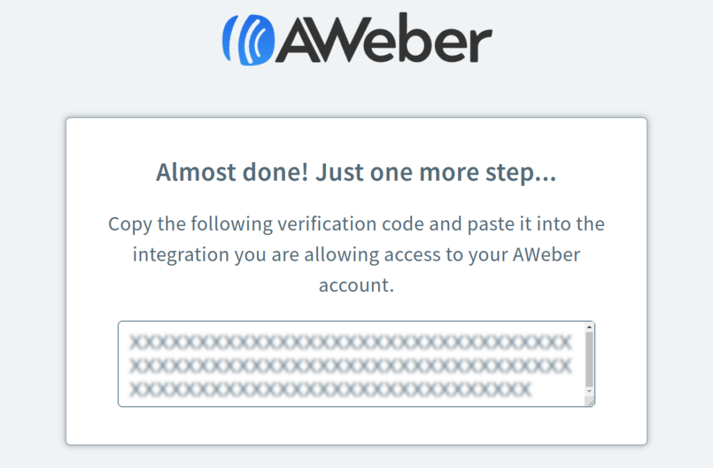 AWeber Addon - WPForms