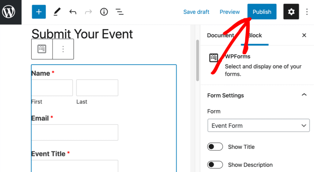 How to Add a User Submitted Events Calendar in WordPress [Easy]