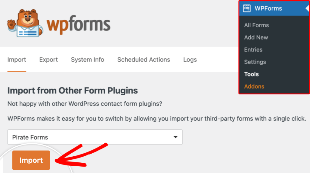 How to Move from Pirate Forms to WPForms