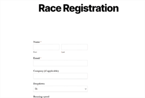 How to Create a WordPress Race Registration Form With a Plugin