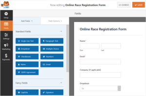 How to Create a WordPress Race Registration Form With a Plugin