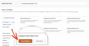 How to Create an Employee Information Form in WordPress