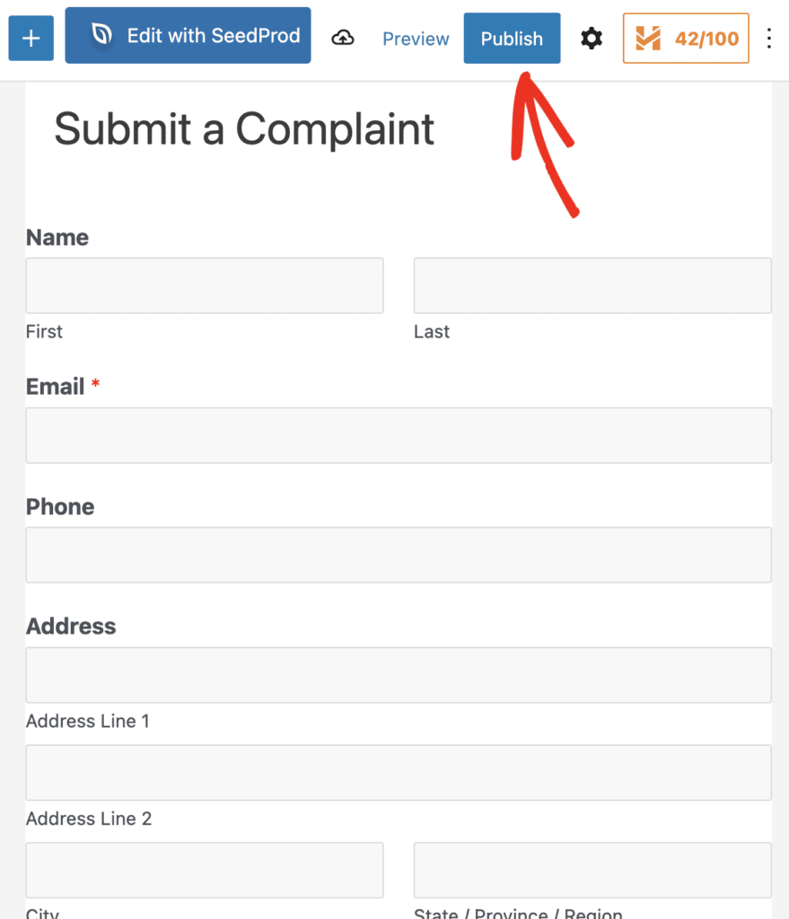 How to Create a Customer Complaint Form in WordPress (Step by Step)