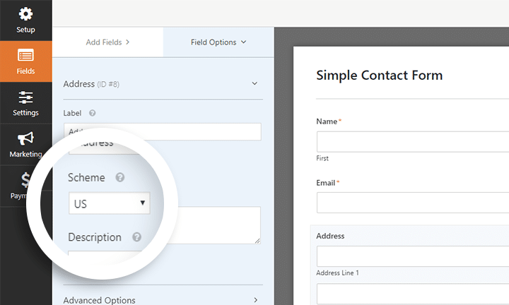 How to Customize the Address Field
