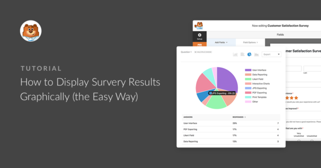 How To Display Survey Results Graphically The Easy Way 