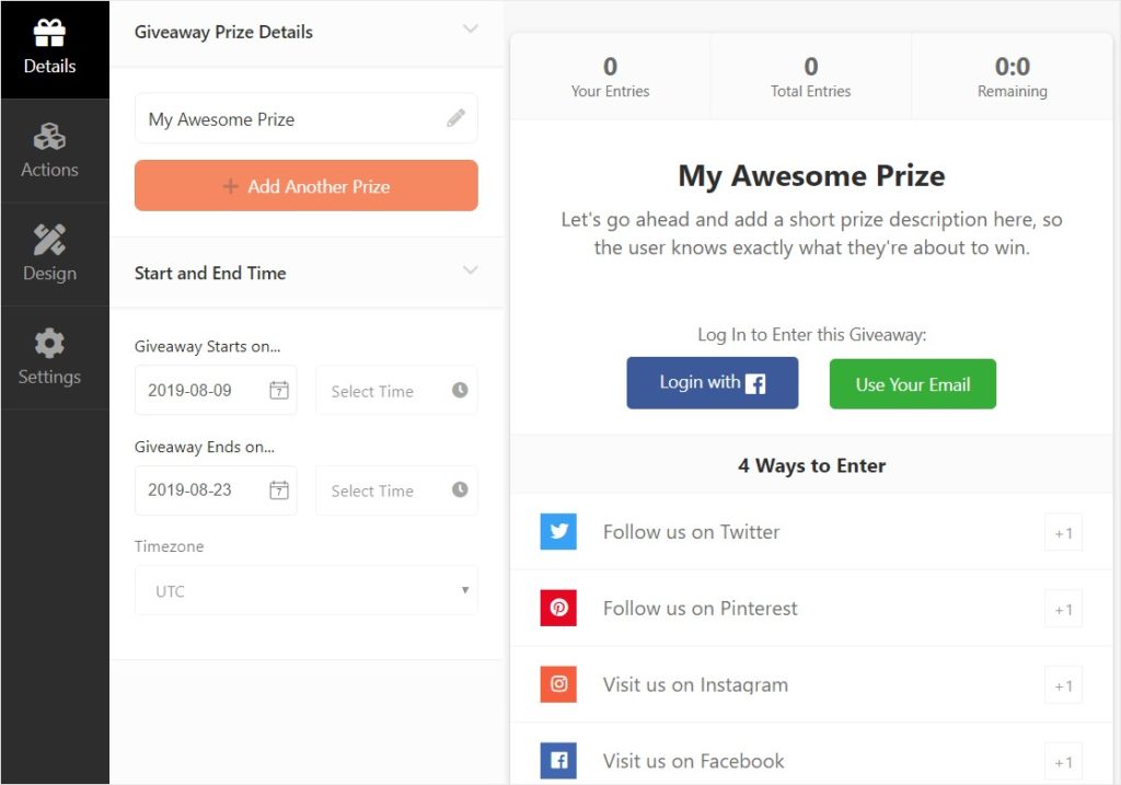 13 Best WordPress Giveaway Plugins for Your Site