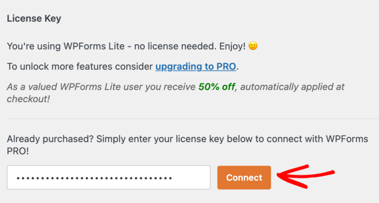 How to Upgrade from WPForms Lite to a Paid License