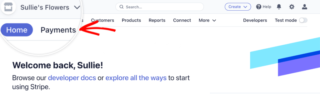 Testing Stripe Payments