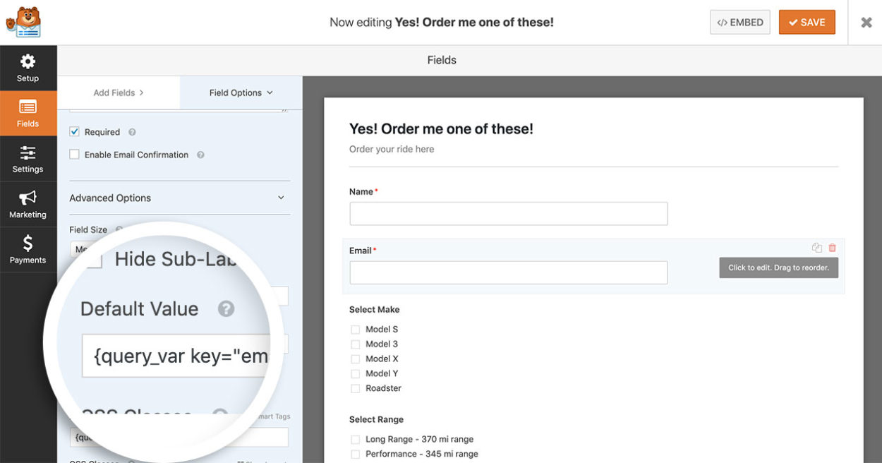 How To Use Query Strings To Pre Populate Form Fields From Another Form