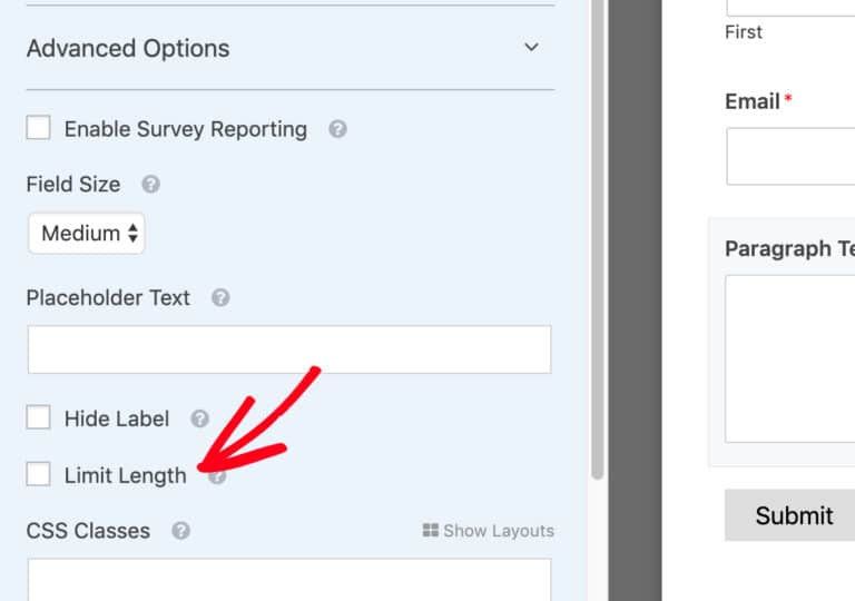 How to Limit Words or Characters in a Form Field