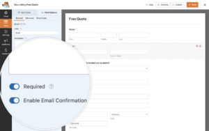 Changing the Default Sublabels for the Email Field