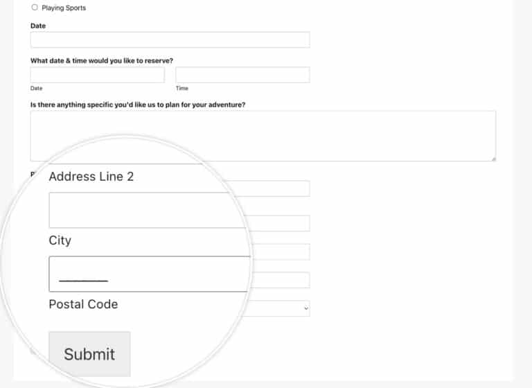 How to Add an Input Mask to the International Postal Code