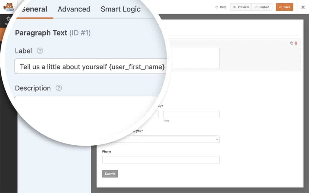 How to Process Smart Tags in Field Labels on WPForms