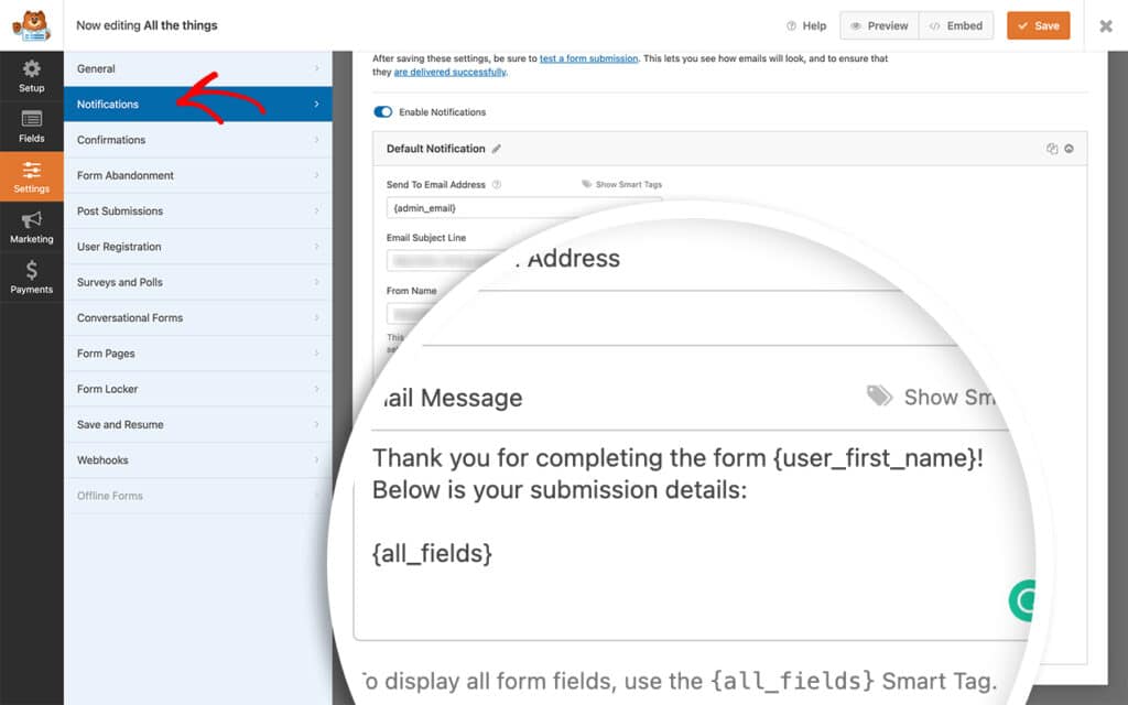 How to Process Smart Tags in Field Labels on WPForms