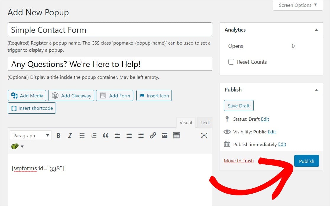 How To Easily Create A WordPress Popup Form Step By Step 