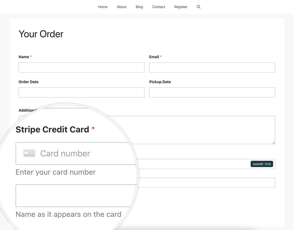 How to Change Sub-labels for the Credit Card Field