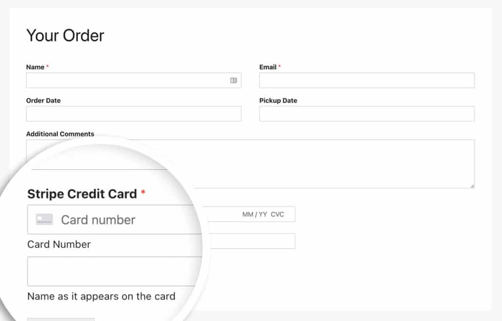 How to Change Sub-labels for the Credit Card Field