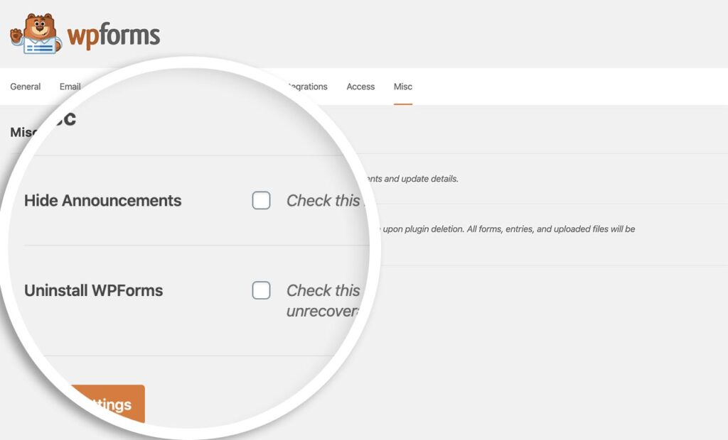 How To Disable The Weekly Email Checkbox In Wpforms Settings