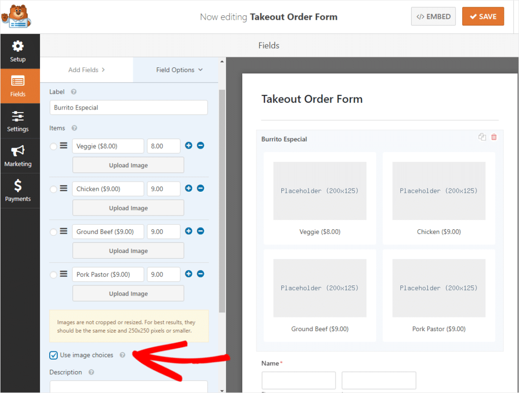 How to Create a Restaurant Online Order Form with WordPress