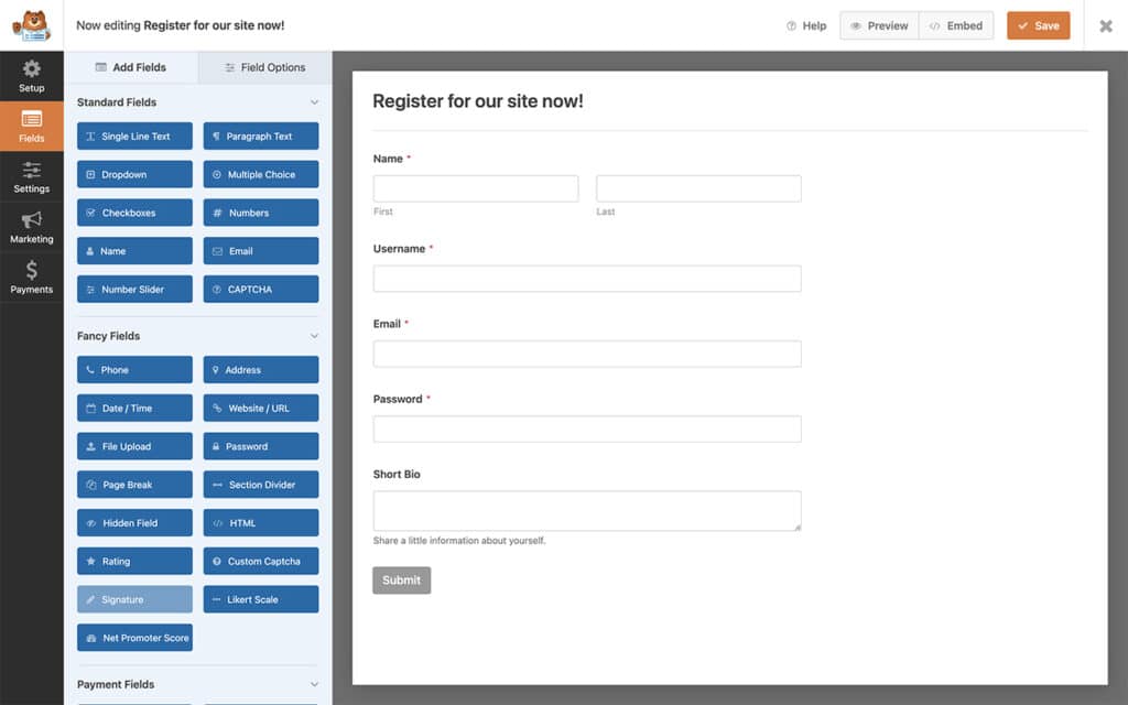 Changing the validation messages for the User Registration