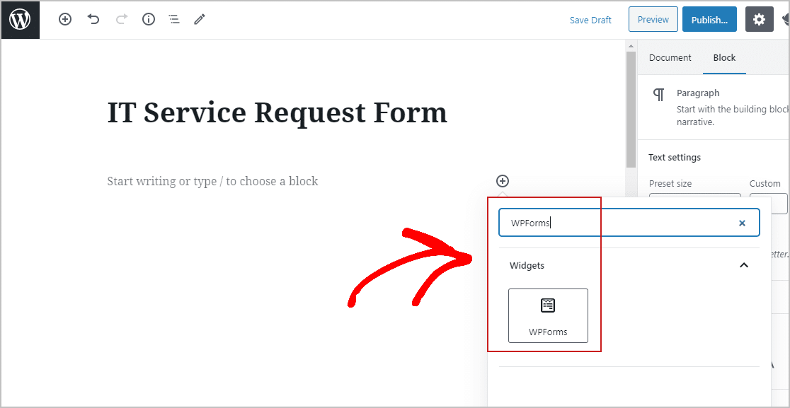 How to Create an Online IT Service Request Form in WordPress