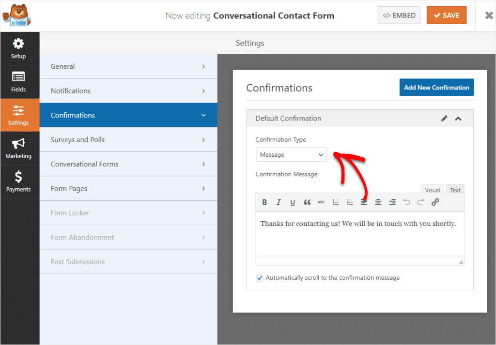 How to Create a Conversational Contact Form (Easily)