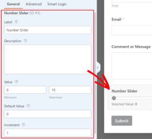 How to Create a Form with a Number Range Slider in WordPress
