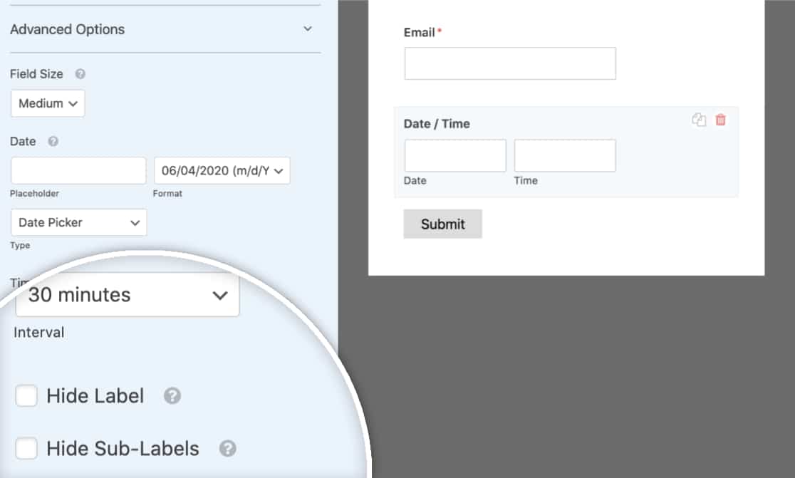 How to Customize the Date / Time Field in WPForms